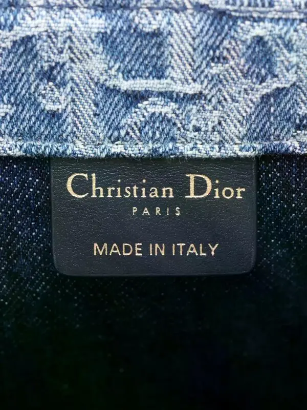 Dior 2000-2026 Medium Oblique Denim Book Tote Bag