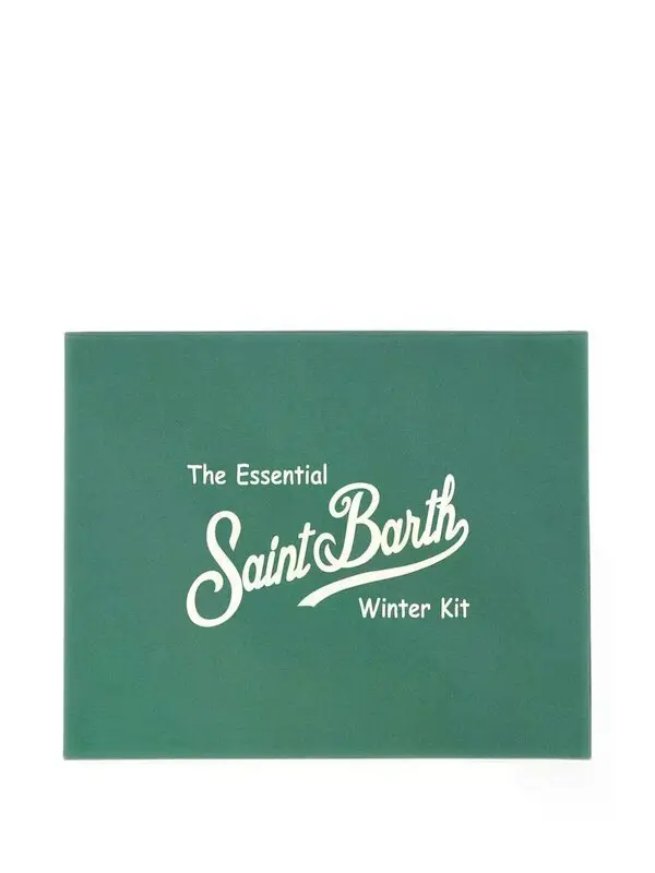 MC2 SAINT BARTH Ribbed-knit Beanie Hat And Scarf Set