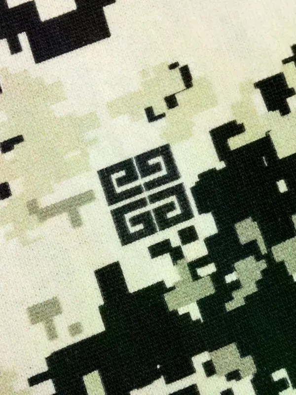 Givenchy Pixelated-camo Shorts