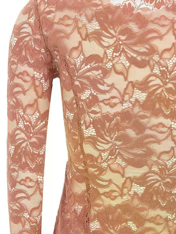 Rabanne Floral-lace Cut-out Top