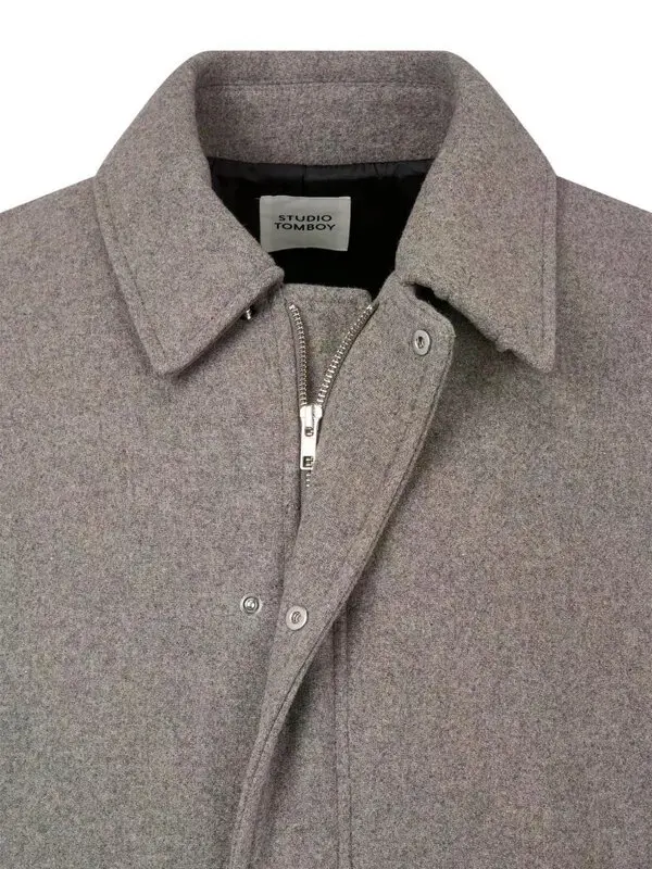 STUDIO TOMBOY Snap-fastening Zip-detail Jacket