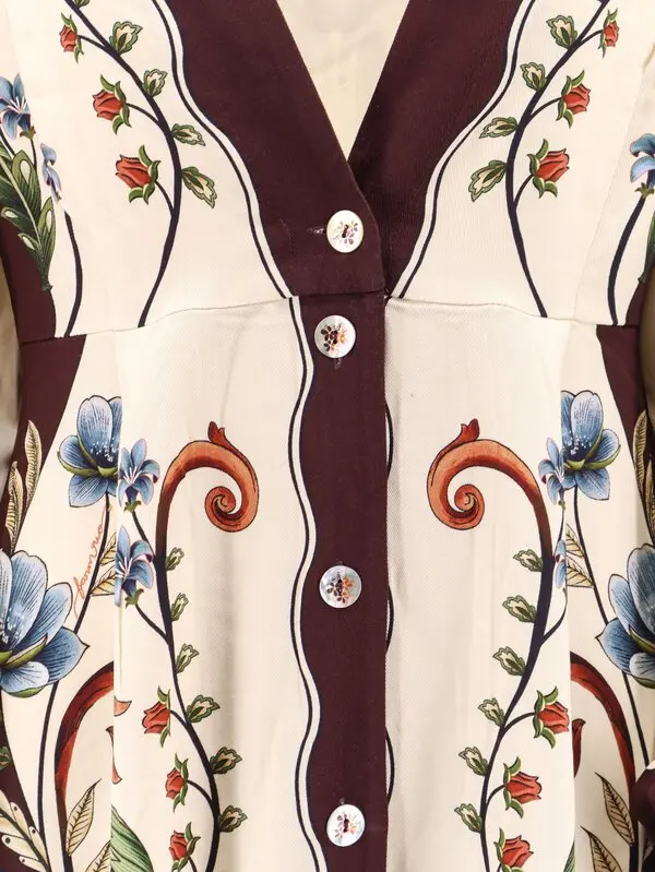 Farm Rio Millena Maxi Dress With Allover Print