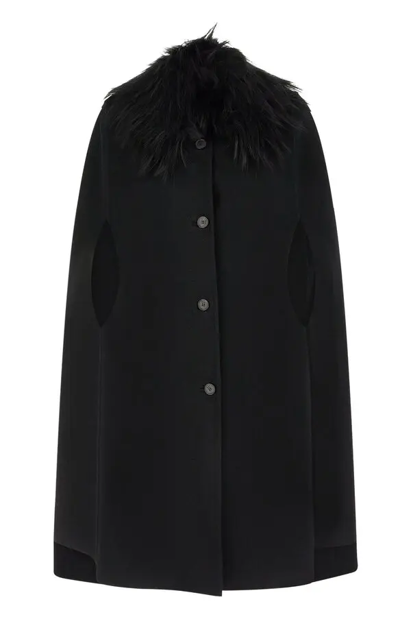 Fendi Clothing Coats - Ebony