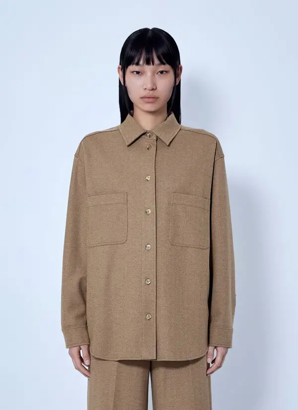 Max Mara Ladino Button-up Shirt - Camel