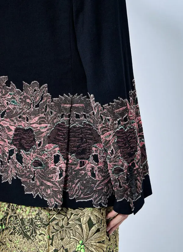 Dries Van Noten Embroidered Double-breasted Blazer
