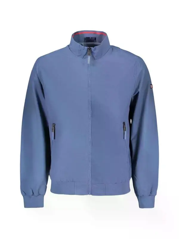 NORWEGIAN RAIN Cotton Bomber Jacket - Blue