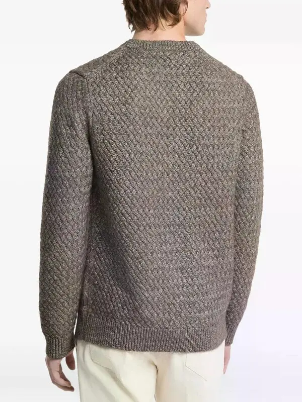 Michael Kors Crosshatch Cotton Blend Sweater