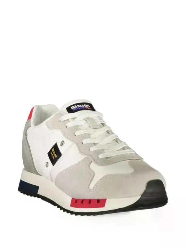 BLAUER. Queens Panelled Lace-up Sneakers