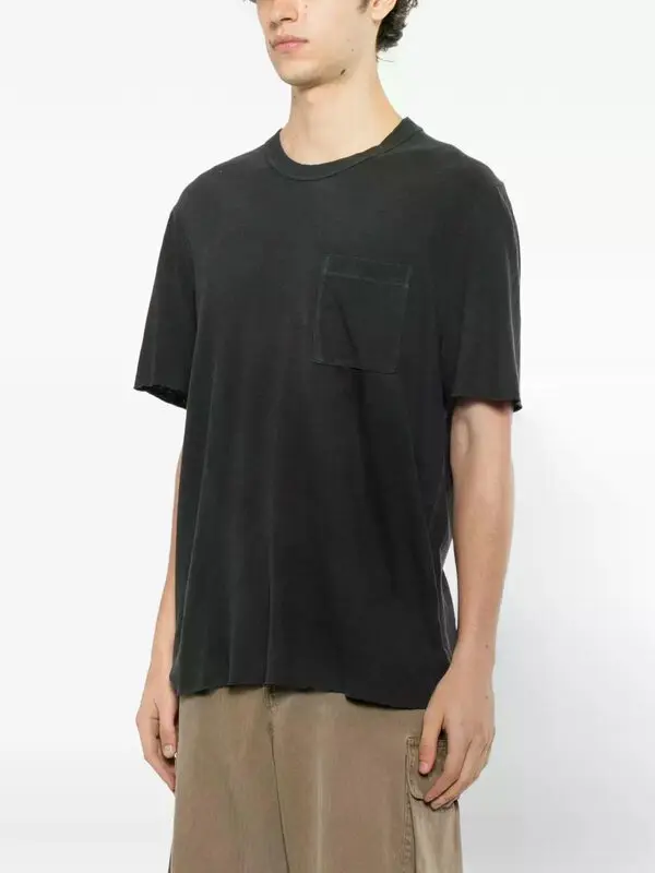 JAMES PERSE Slub-jersey Pocket Tee