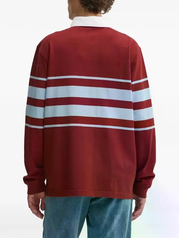LEVI'S Union Rugby Striped Long-sleeve Polo Shirt