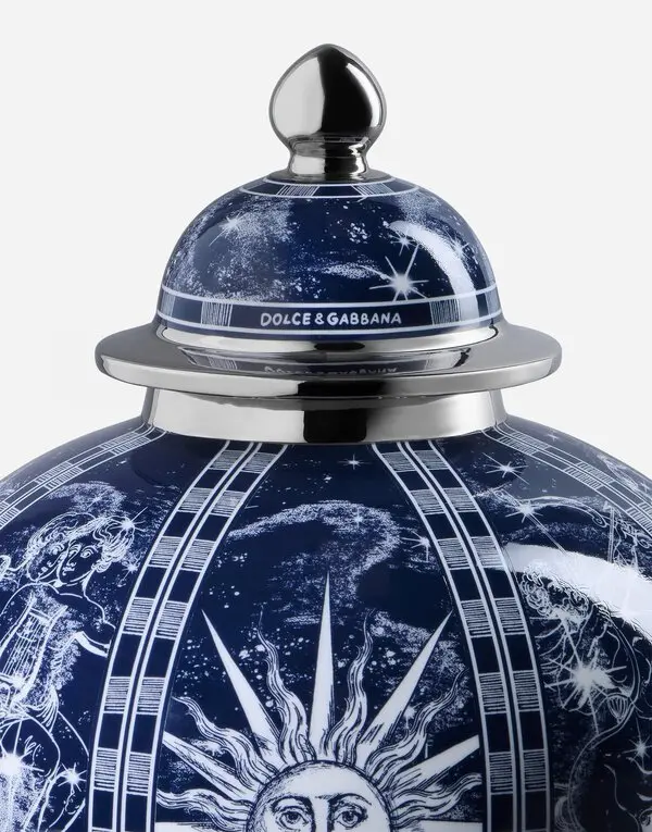 Dolce & Gabbana Medium Potiche Porcelain Vase
