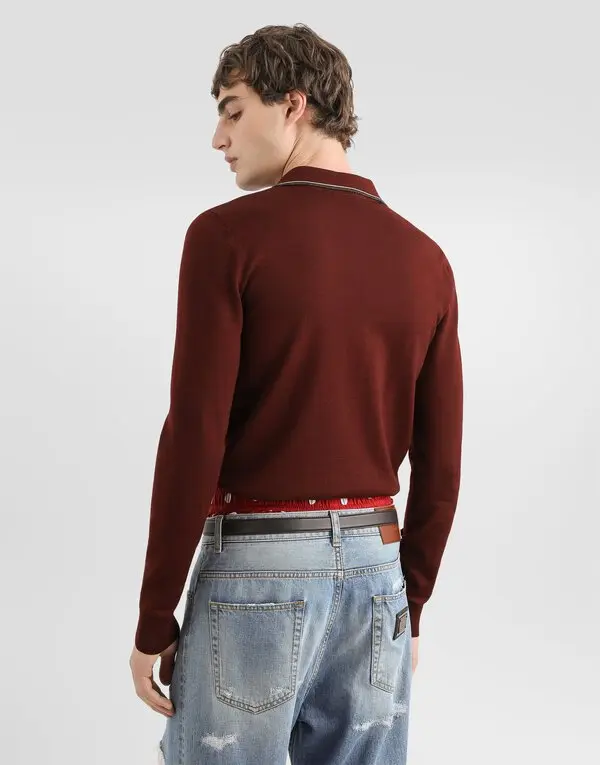 Dolce & Gabbana Wool Polo Shirt