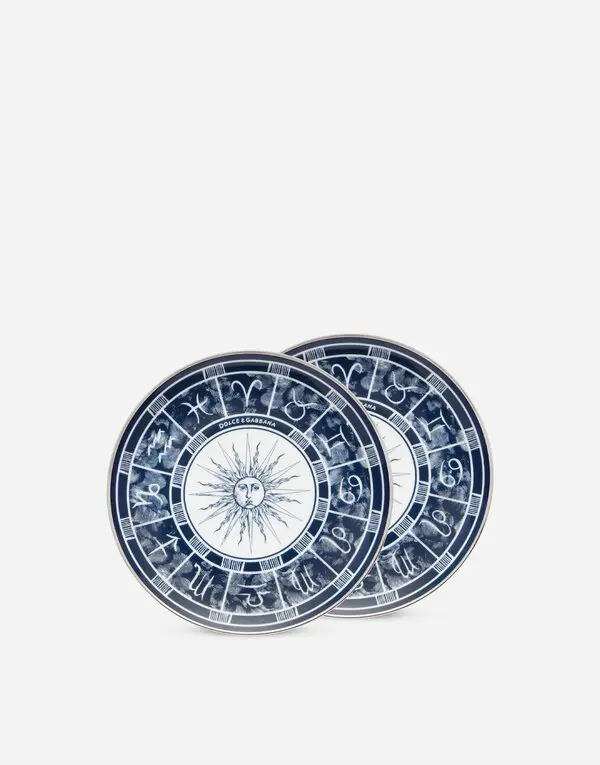 Dolce & Gabbana Set 2 Porcelain Bread Plates