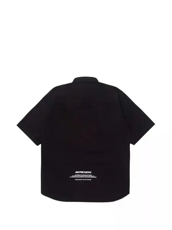 AAPE BY *A BATHING APE Moonface Short-sleeve Shirt - Black