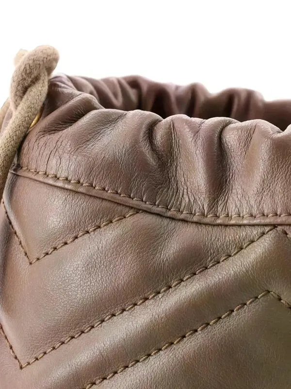 Gucci Gg Marmont Matelasse Leather Mini Bucket Bag - Neutrals