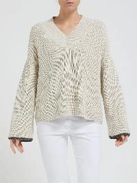 Brunello Cucinelli Monili Chain Detailed Knitted Jumper