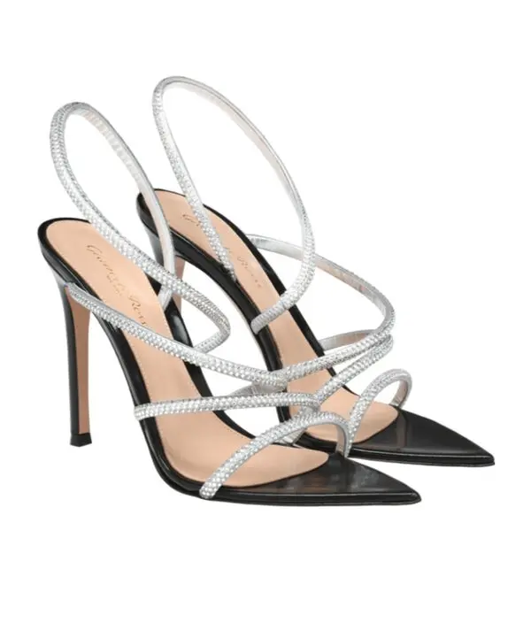GIANVITO ROSSI Ettie Pointed Toe Sandals
