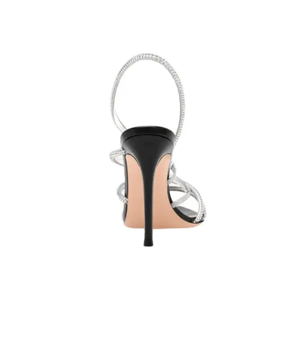 GIANVITO ROSSI Ettie Pointed Toe Sandals
