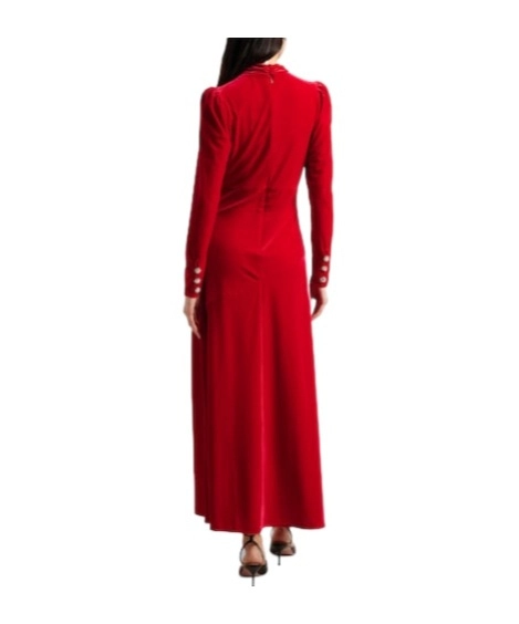 GANNI Long-sleeved Maxi Dress