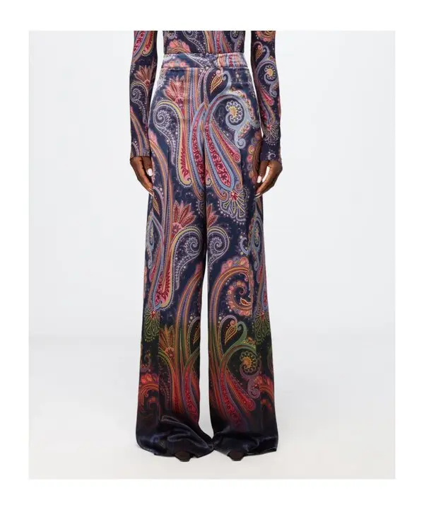 Etro Paisley Wide-leg Pants