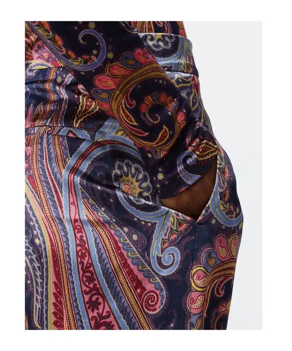 Etro Paisley Wide-leg Pants