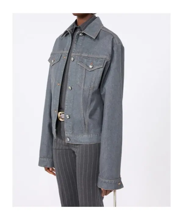 Sportmax Button-up Denim Jacket