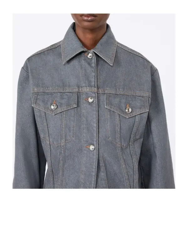 Sportmax Button-up Denim Jacket