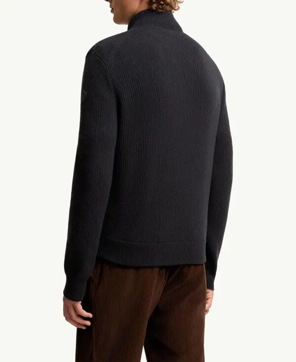 Moncler Wool-cashmere Down Cardigan
