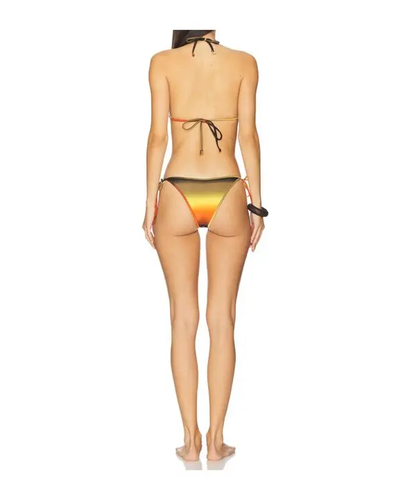 Attico Gradient Effect Bikini Set