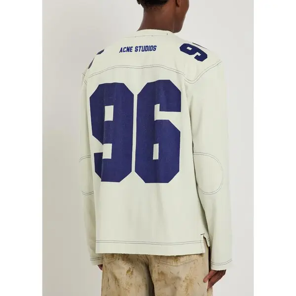Acne Studios Cotton Graphic Oversized-fit Long-sleeve T-shirt