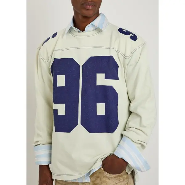 Acne Studios Cotton Graphic Oversized-fit Long-sleeve T-shirt