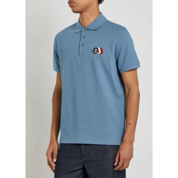 Moncler Cotton Short-sleeve Polo Shirt