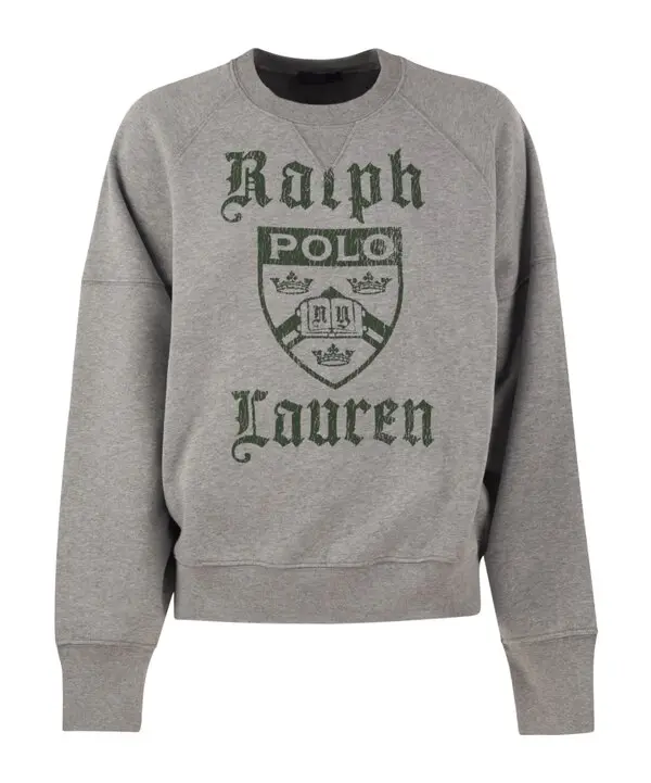 Polo Ralph Lauren Logo-print Raglan-sleeve Sweater