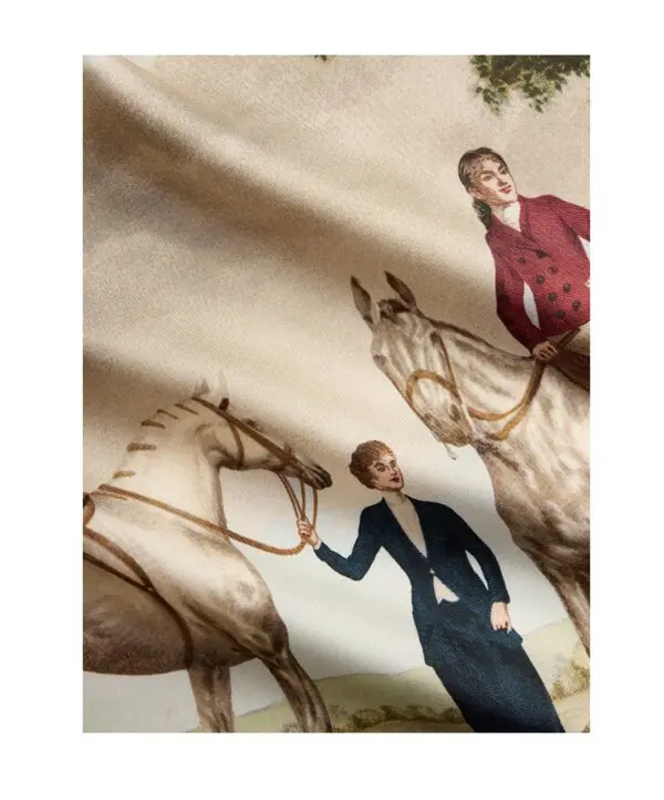 Ralph Lauren Scenic-print Silk Scarf