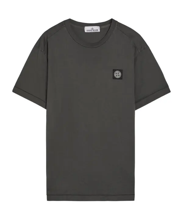 Stone Island Cotton Short-sleeve T-shirt - Grey