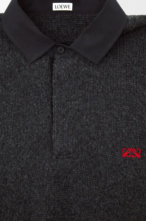 Loewe Polo Sweater In Wool
