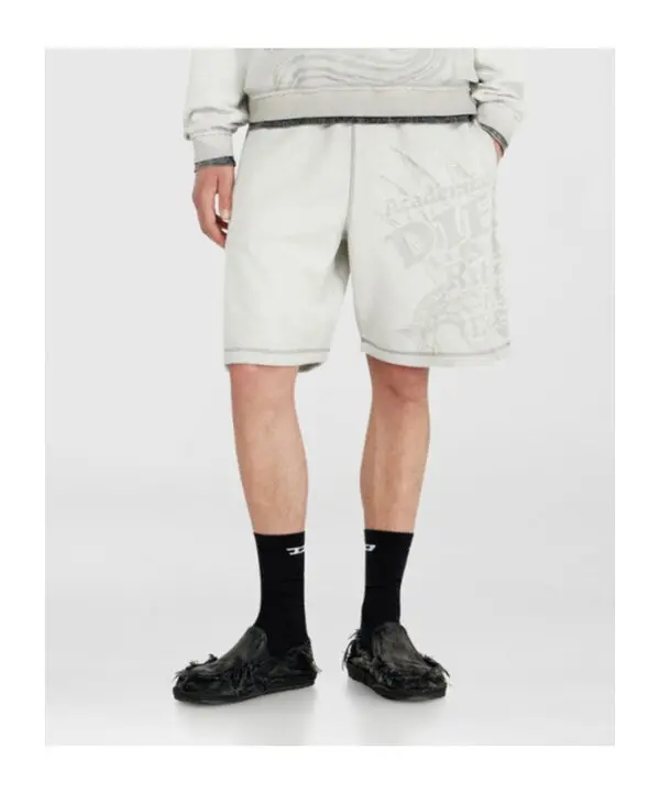 DIESEL® Dévoré-print Track Shorts