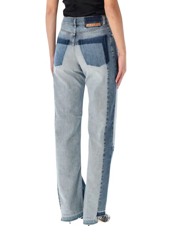 Stella McCartney Patchwork Straight-leg Jeans