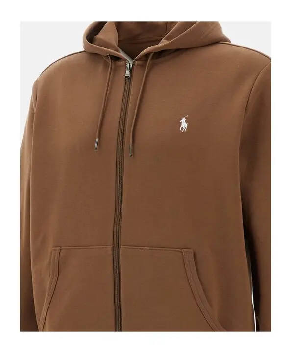 Polo Ralph Lauren Logo-embroidered Zip-up Hoodie