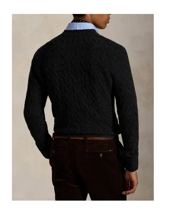 Polo Ralph Lauren Round-neck Twisted-knit Sweater