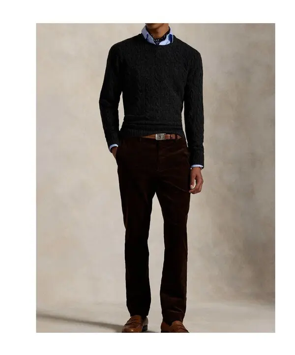 Polo Ralph Lauren Round-neck Twisted-knit Sweater