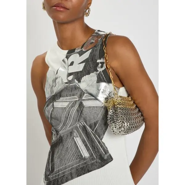 Rabanne Neck Slim-fit Tank Top