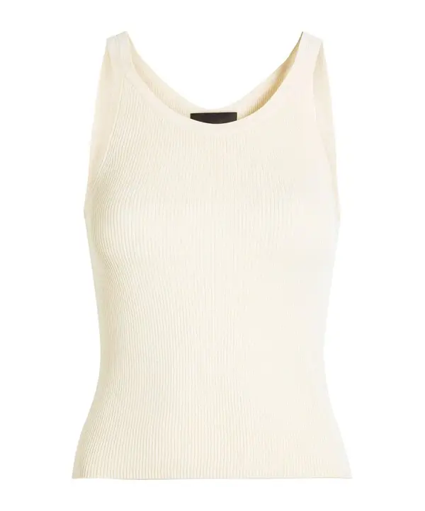 NILI LOTAN Silk Slim-fit Tank Top