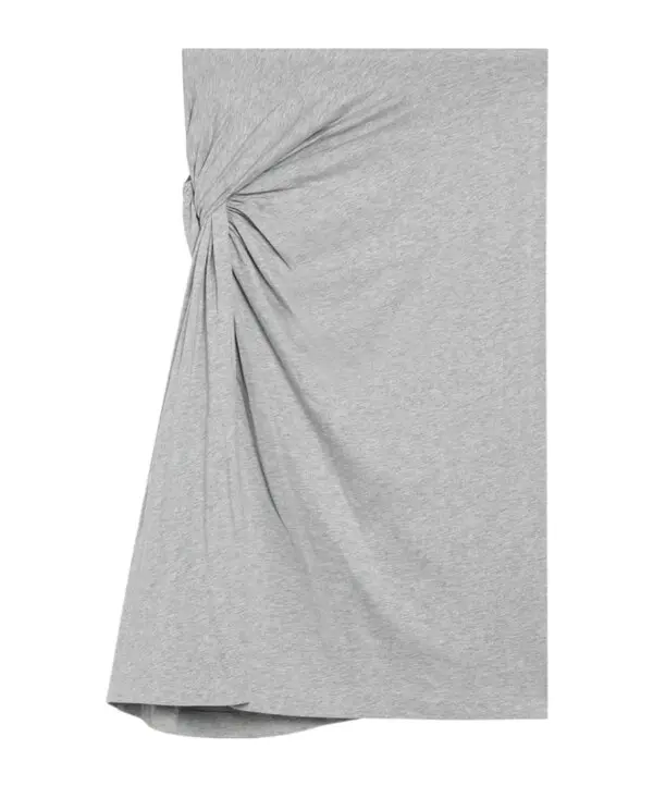 Dries Van Noten Draped Knitted Skirt - Grey