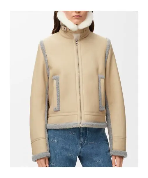 Loewe Jacket In Shearling