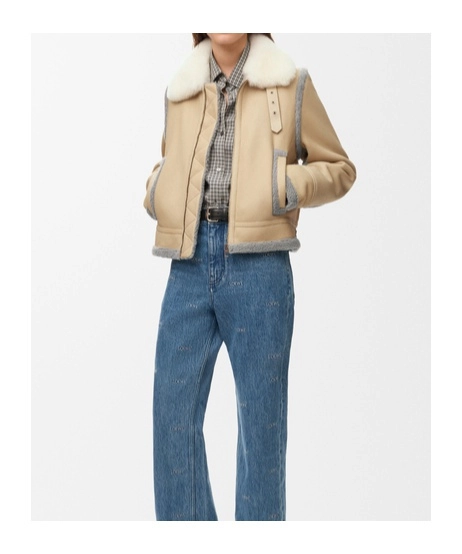 Loewe Jacket In Shearling