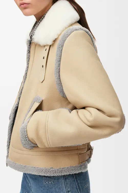 Loewe Jacket In Shearling