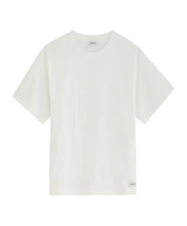 Saint Laurent Short-sleeve Cotton Logo T-shirt - White