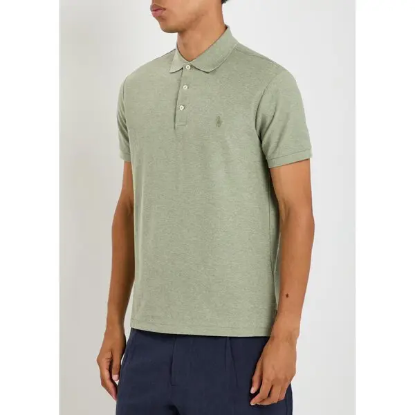 Polo Ralph Lauren Waffle Knit Slim-fit Polo Shirt