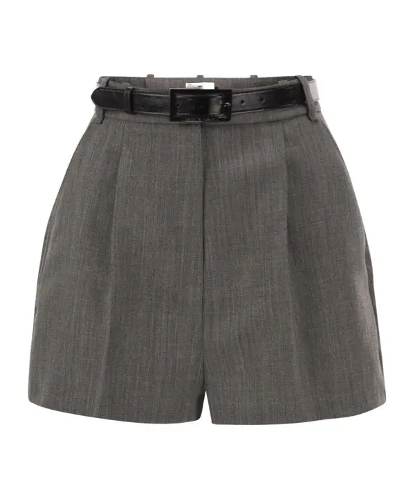 Elisabetta Franchi Pleated Shorts